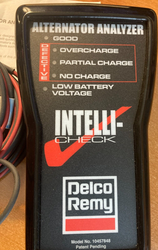 Delco Remy Intelli-Check Alternator Analyzer 12V New in Box model ...