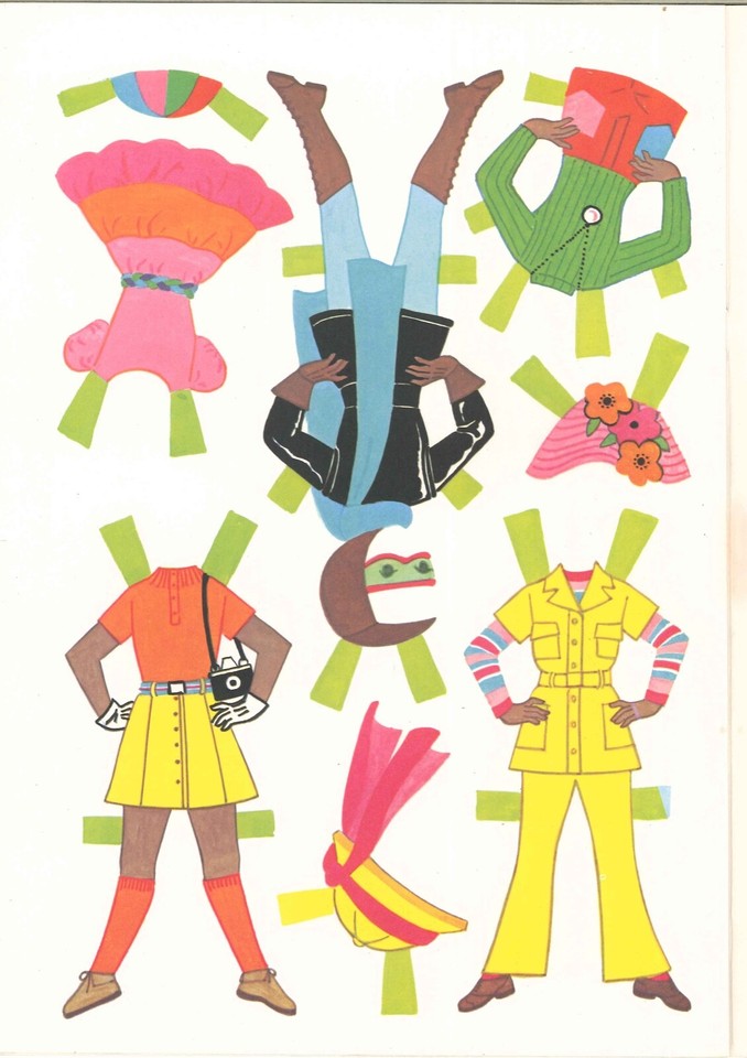 VINTAGE 1976 MS. DOLLS Paper Doll UNCUT LASER REPRODUCTON NO1 BEST ...