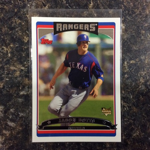 2006 Topps #298 Jason Botts RC Texas Rangers | eBay