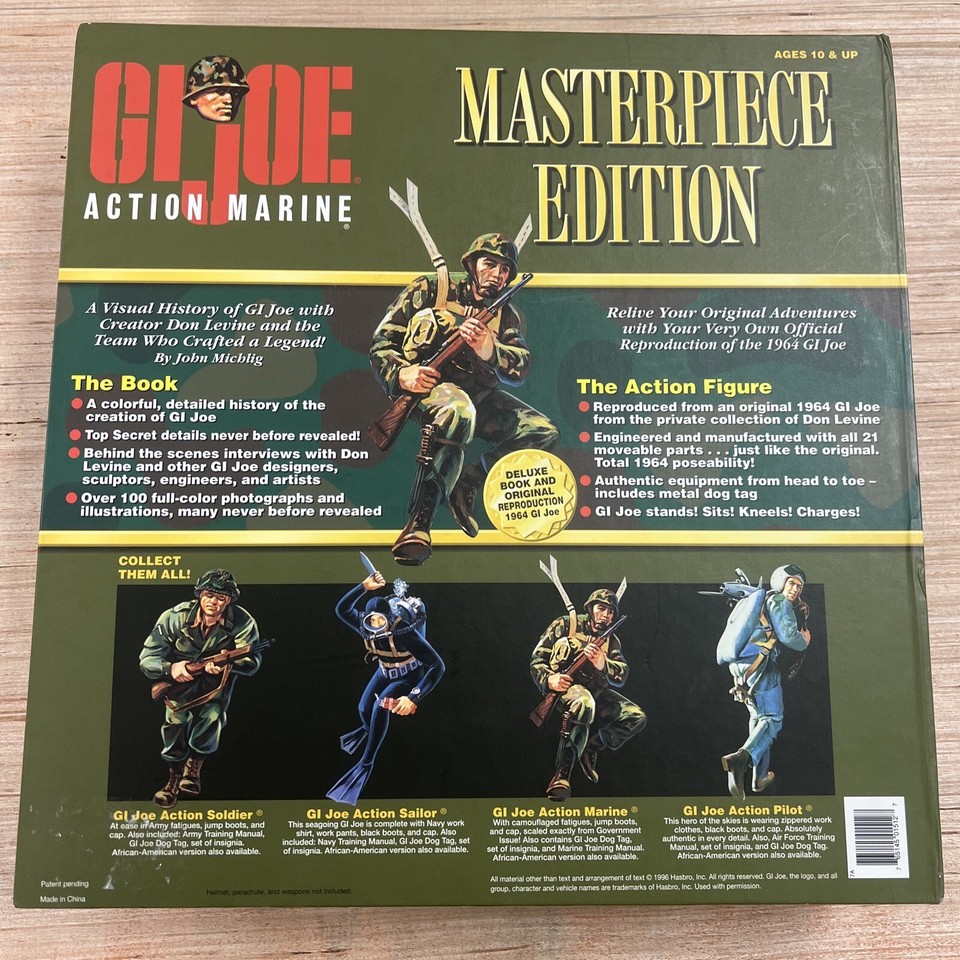 GI Joe Action Marine Masterpiece Edition Deluxe Book and Reproduction ...