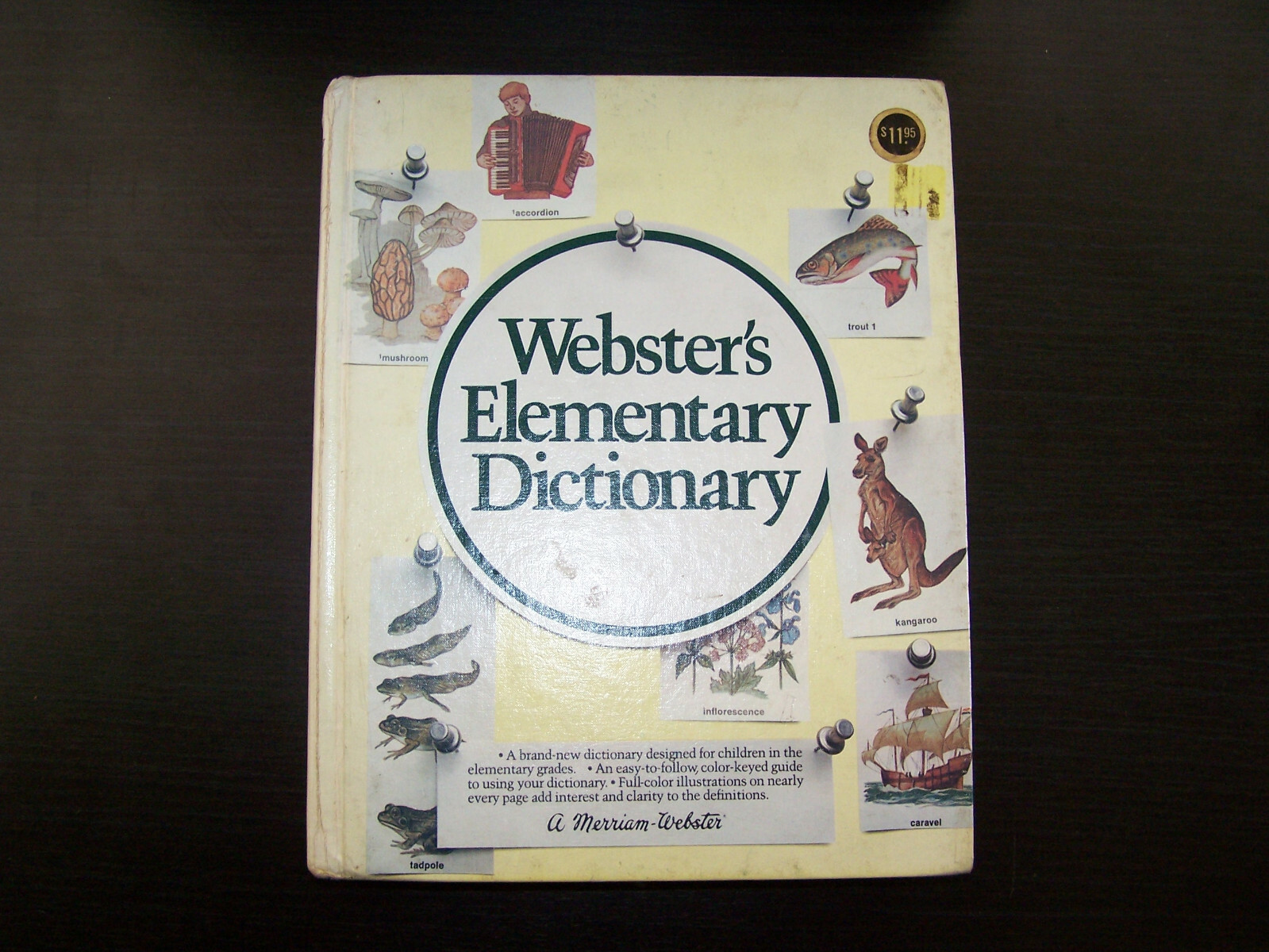 Webster's Elementary Dictionary, Merriam-Webster hard cover ...