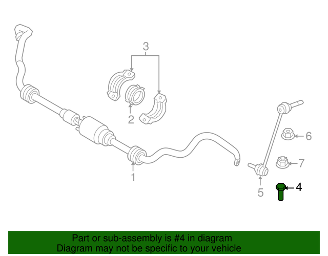 BMW 07119904141 Genuine OEM Stabilizer Bar Bolt for sale online | eBay