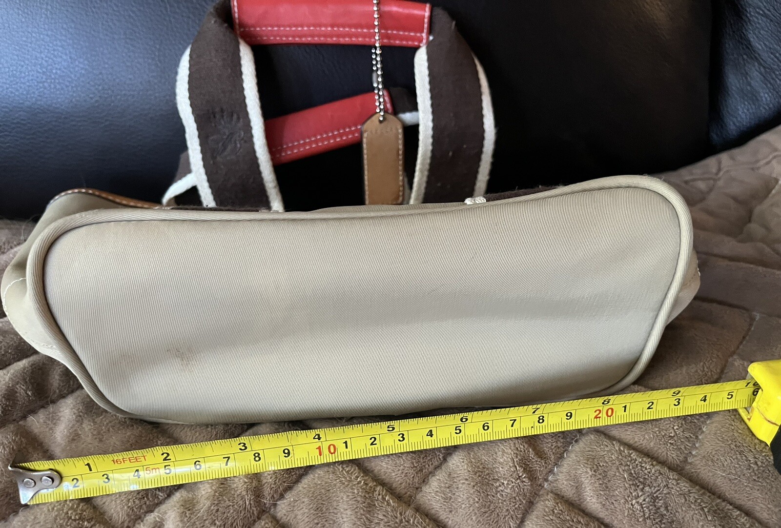 Coach Mini Hampton Tote Purse Blue/Green No. B04K-6260 Hanging Tag | eBay