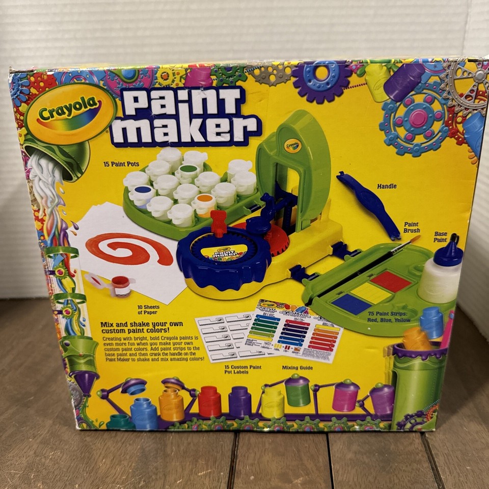 NEW Crayola Paint Maker Mixer Custom Colors Kids Crafts | eBay