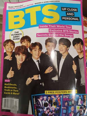 Bts,up close and personal, ultimate army guide,2 free posters 2020 | eBay