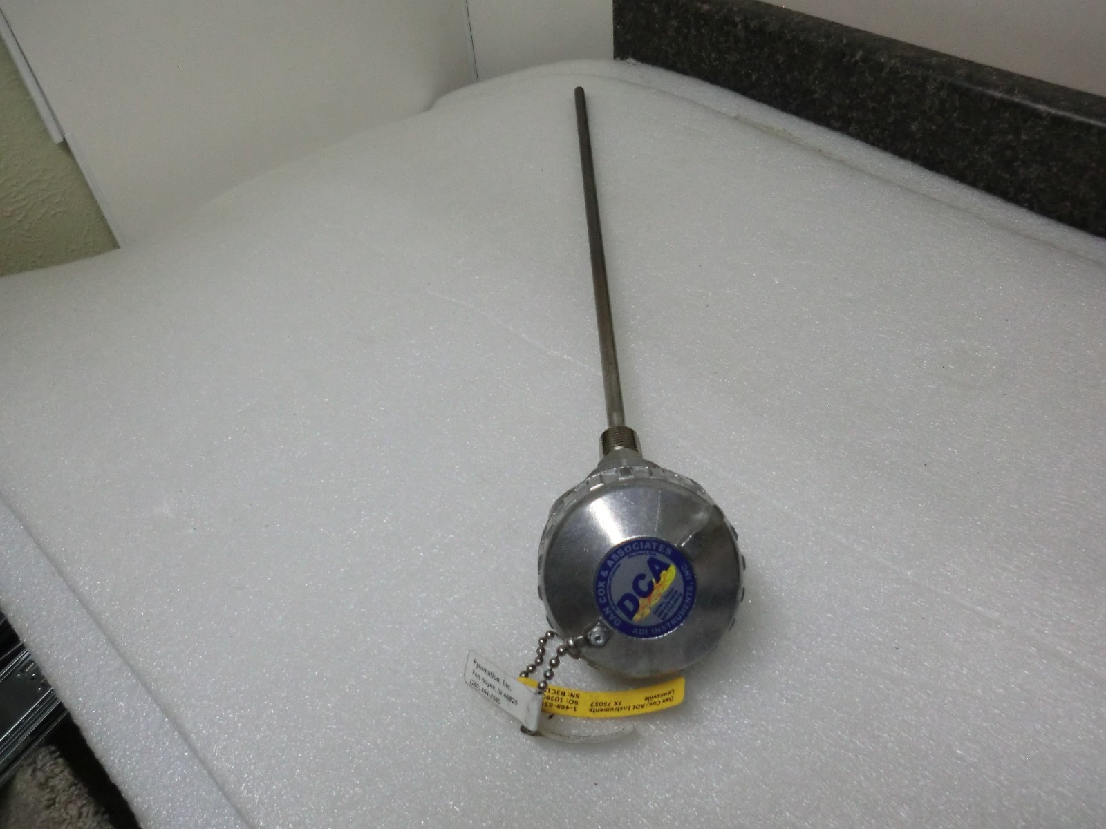 New! Pyromation High Temperature Thermocouple Probe KK63U-018-00-8HN31 ...