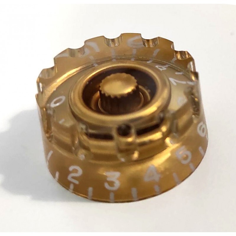 4 Knöpfe Speed Drehknopf Plexi Dore Mit Kerbschliff Stil Gibson LP Sg ...