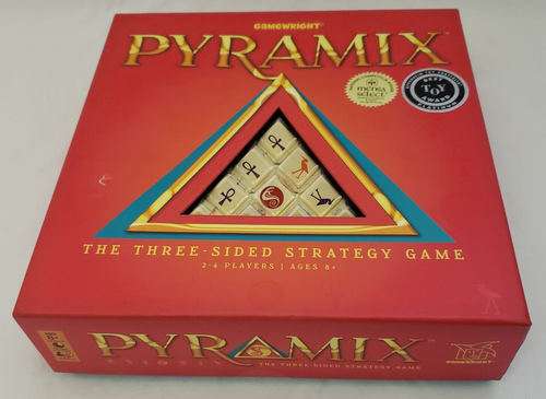 NEW Gamewright 2014 Pyramix The 3 Sided Strategy Game Mensa Select ...