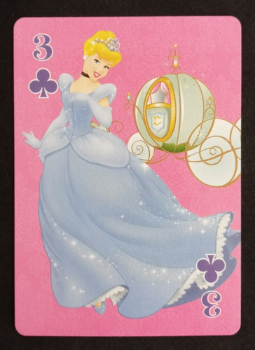 2010 Bicycle Disney Princess Playing Card Cinderella 3 Clubs | eBay