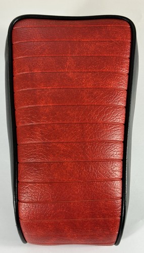 Mini Bike Seat 12 x 7 Black With Red Trim – Reconditioned Vinyl ...