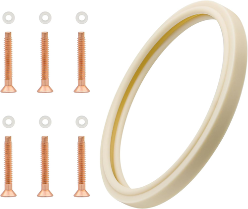 8 3/8" Pool Light Lens Gasket & Stainless Pilot Screw, Replaces for ...