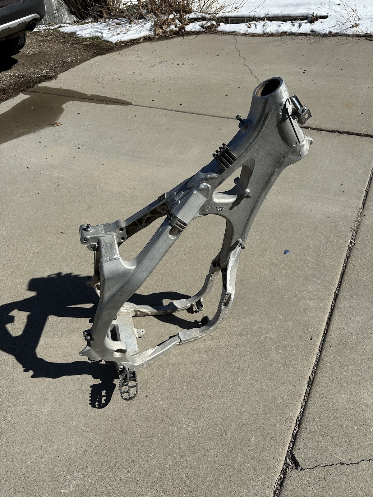 YZ450F FRAME CHASSIS GENUINE OEM 2006-2009 (FRAME MOD Read Description ...
