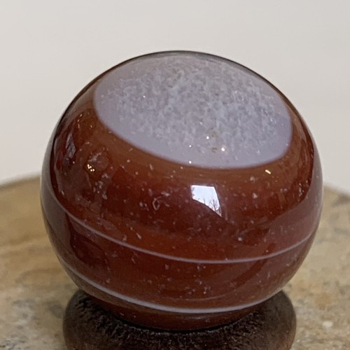 MINI Banded Red Carnelian Sphere Crystal Ball Carved Orb Miniature ...