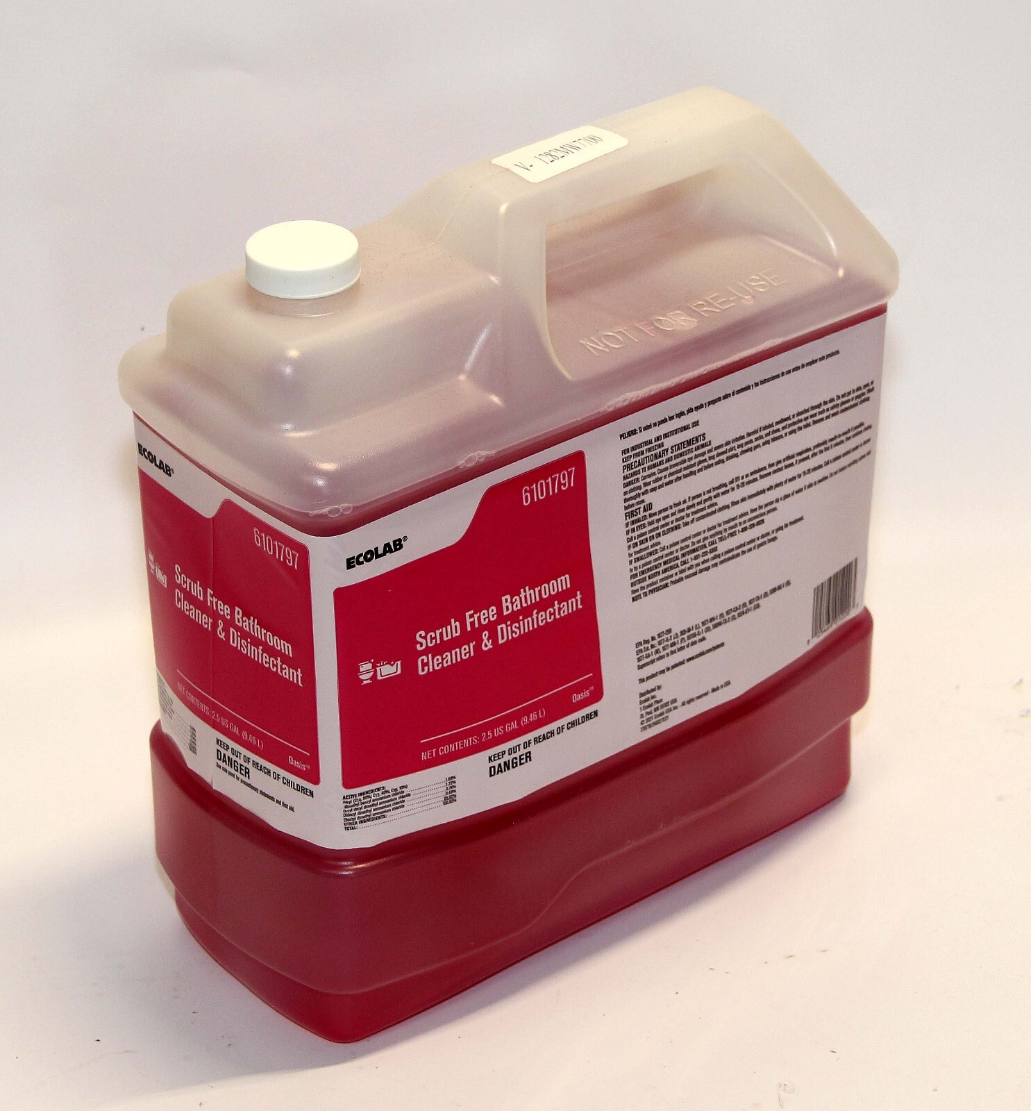 Ecolab Oasis 6101797 scrub Bathroom cleaner & disinfectant 2.5 US ...