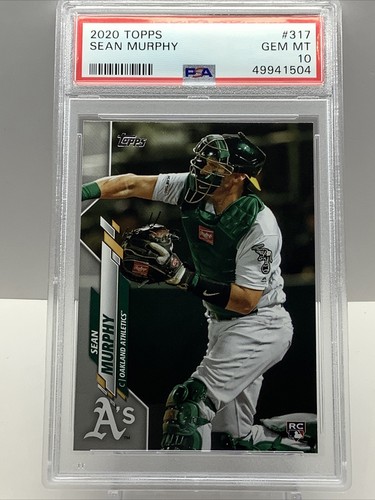 2020 TOPPS SEAN MURPHY #317 RC PSA 10 GEM MT | eBay