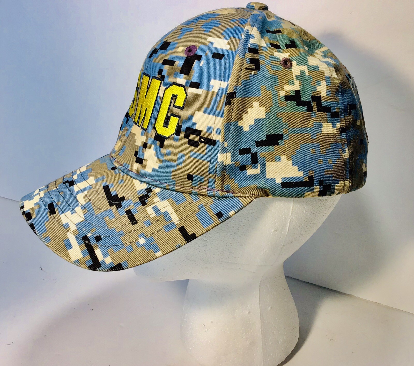 USMC cap marines us marine corps ballcap woodland dig… - Gem