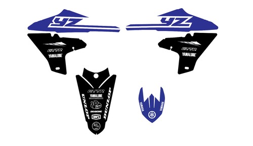 YAMAHA 2018-2023 YZ250F YZ450F Graphics Kit Motocross MX Decals ...