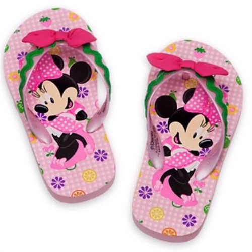 Disney Store Flip Flops Frozen Doc Belle Moana Elsa Minnie Mouse ...