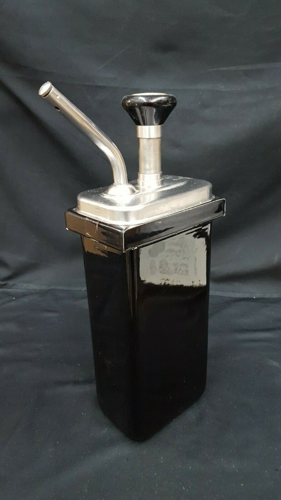 Vintage Porcelain Vanilla Soda Fountain Syrup Dispenser | eBay