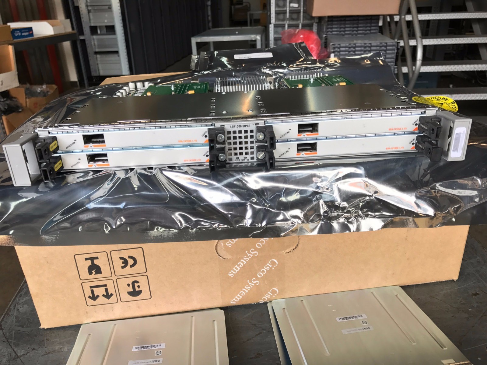 Cisco ASR1000-SIP40 Interface Processor 40 + 4x SPA-1X10GE-L-V2 10GB ...