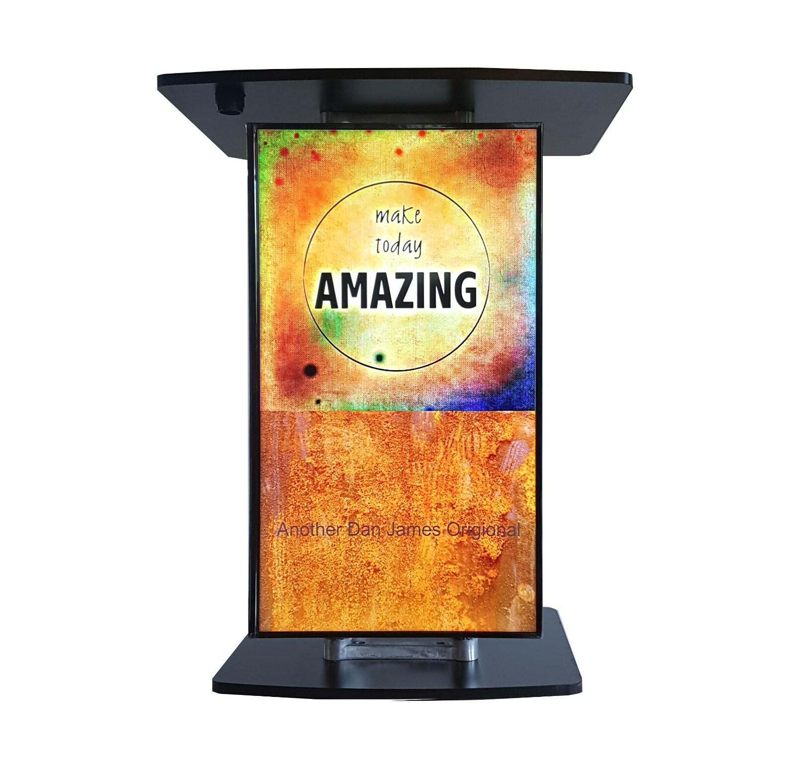 NEW Full Monitor Video Lectern Podium Pulpit TV Hi-Resolution Display ...