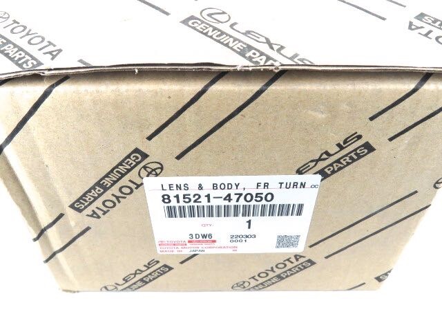 Genuine New TOYOTA LEFT N/S FRONT CORNER LIGHT Prius 2009-2015 Hybrid ...