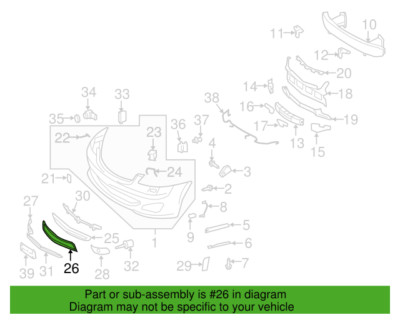 Mercedes-Benz S 63 AMG S 65 AMG 07-09 Front Bumper Center Grille OE ...