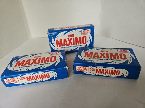 Lot of (3) NEW Vintage Don Maximo Laundry Bar Soap Detergent Stain Remover X Lg | eBay