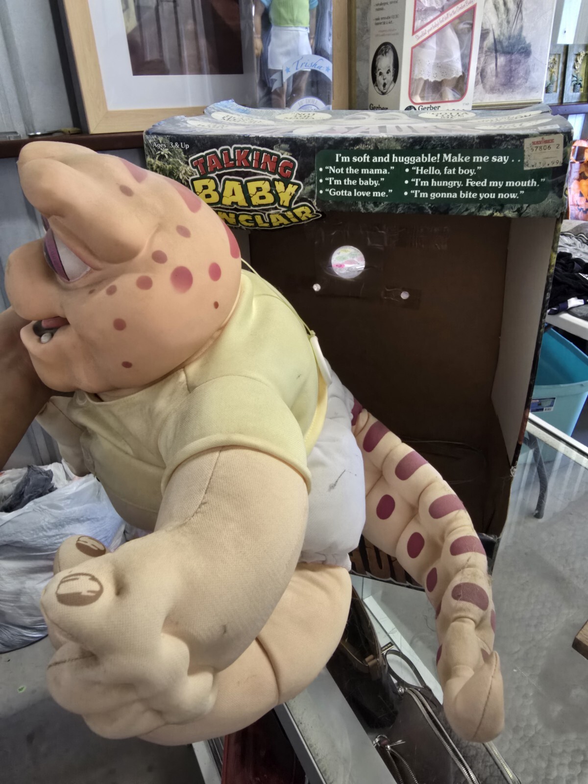 Hasbro Disney Talking Baby Sinclair 1991 Rare Toy - 7190 for sale ...