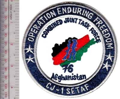 Afghanistan US Army Combined Joint Task Force 76 Operation NO TARIFF | eBay