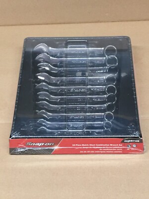 NEW - Snap On 10pc Metric Combination Short Wrench Set - 10mm-19mm ...