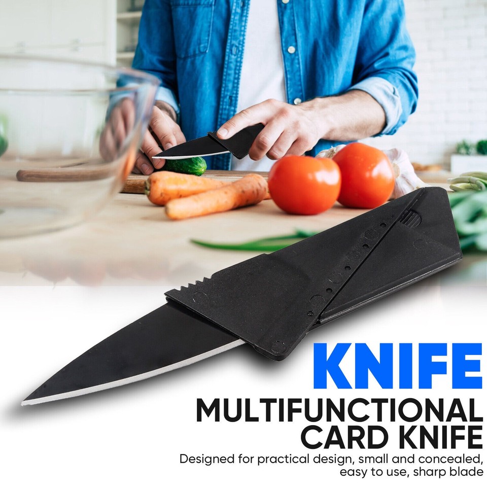 Lot 5-100 Pcs Credit Card Knives Folding Wallet Thin Pocket Survival ...