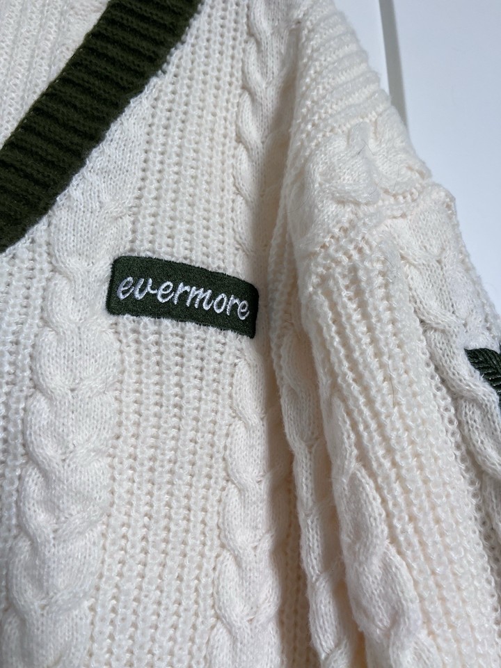 Taylor Swift themed Evermore Cream Cardigan size small | eBay