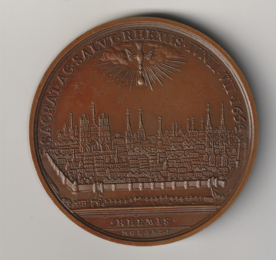 Medal Of The Coronation Of LOUIS XIV - In REIMS In 1654 | eBay