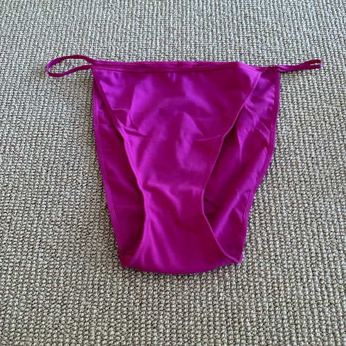 Skims Raspberry Cotton Jersey String Bikini, Size 4X NWT | eBay