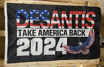 Ron DeSantis 2024 Flag FREE SHIP President Take America Back Flor USA ...