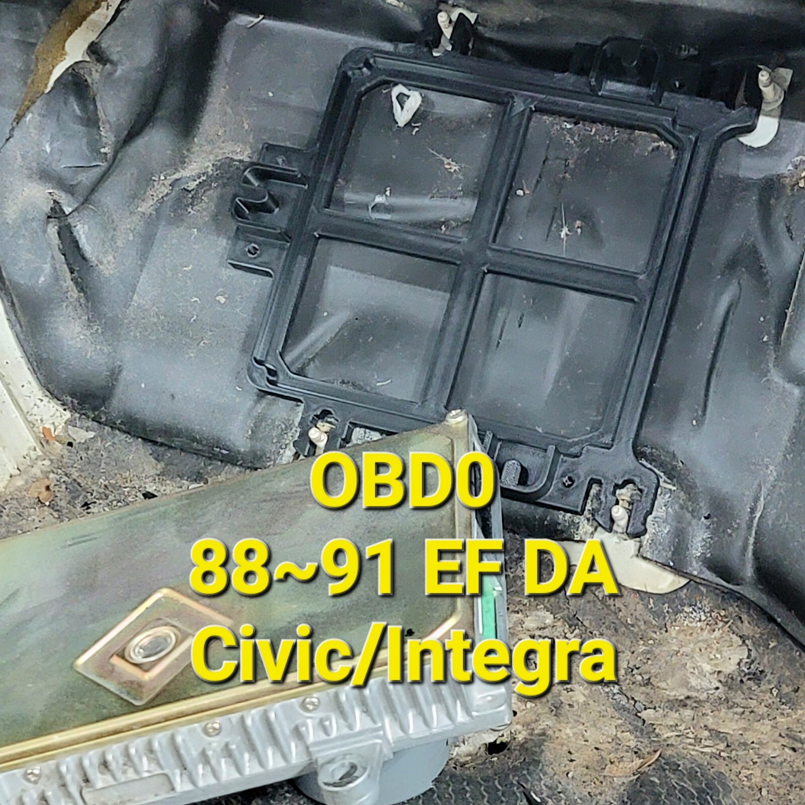 Honda K Series ECU Mount / K PRO K20 K24 OEM Location EK EG EF CRX DA ...