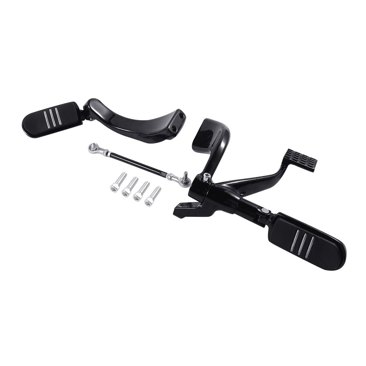 Mid Forward Control Foot Pegs Rest Levers Fit For Harley Sportster XL ...