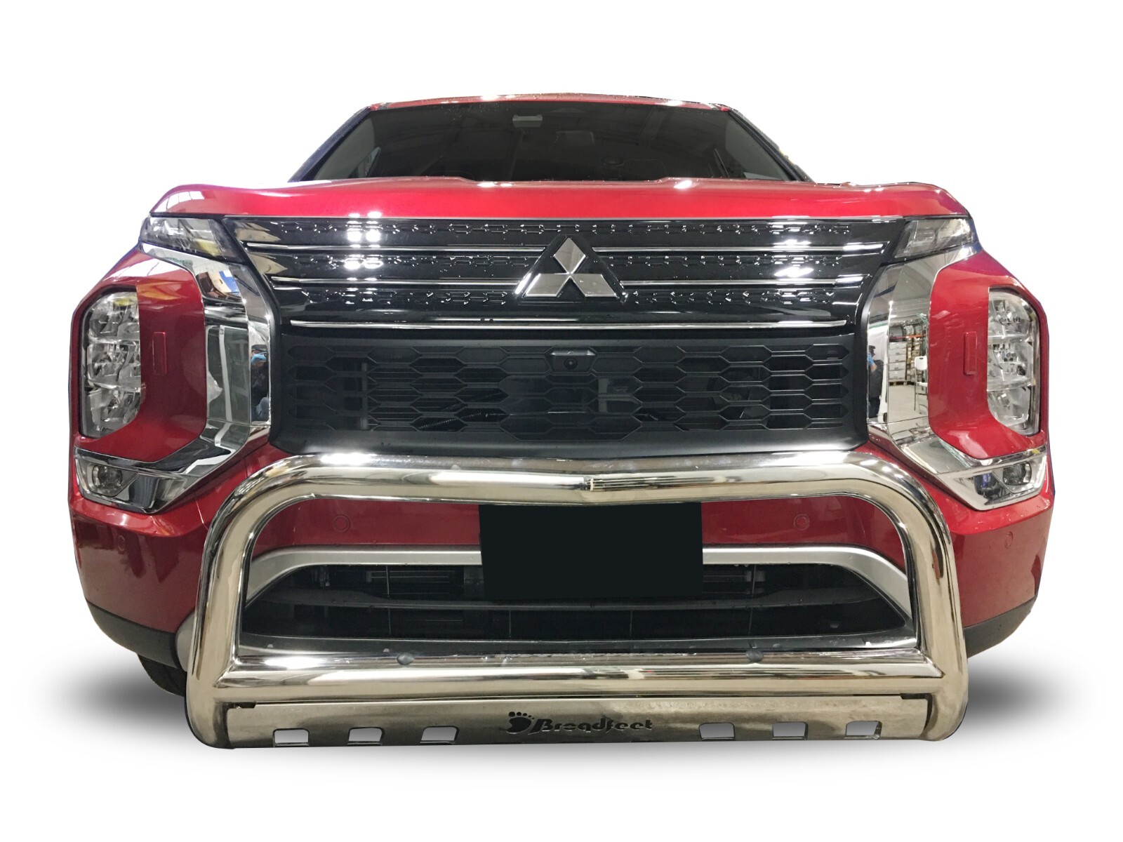 fits Mitsubishi Outlander Non-Sport 2022-2025 Front Bull Bar Bumper ...