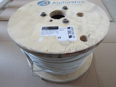 Alpha Wire 6718 Ecowire 12Awg e163869-db, 600v,internal Cable 1000ft ...
