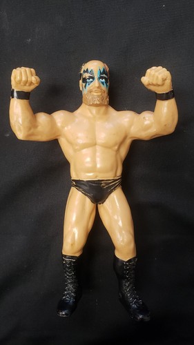 WWF WWE LJN WARLORD Powers of Pain BLACK CARD Original and Authentic ...