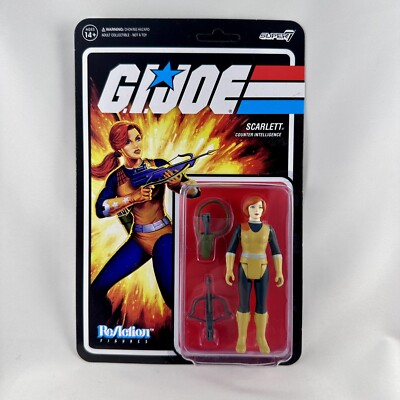 Super7 G.I. Joe ReAction Scarlett Counter Intelligence Action Figure ...