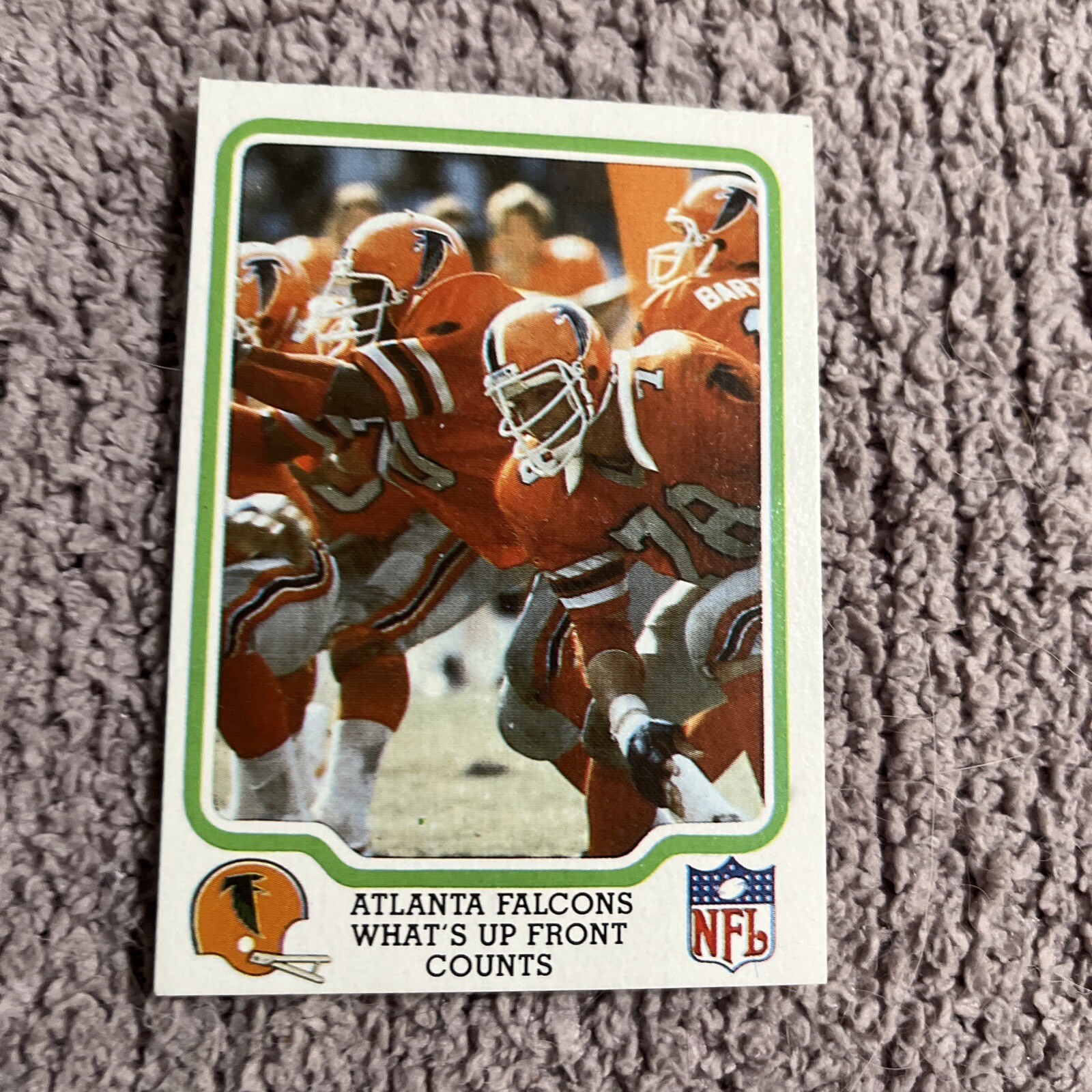 1979 Fleer Team Action Atlanta Falcons Football Card #1 | eBay