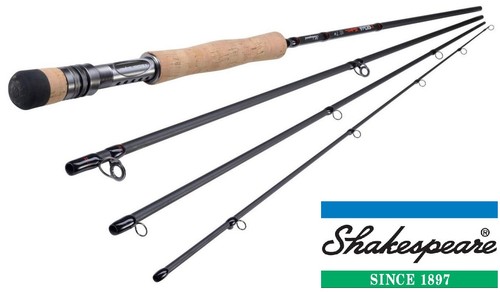 Shakespeare Sigma Supra 4pc Fly Fishing Rods All Sizes Trout Salmon ...