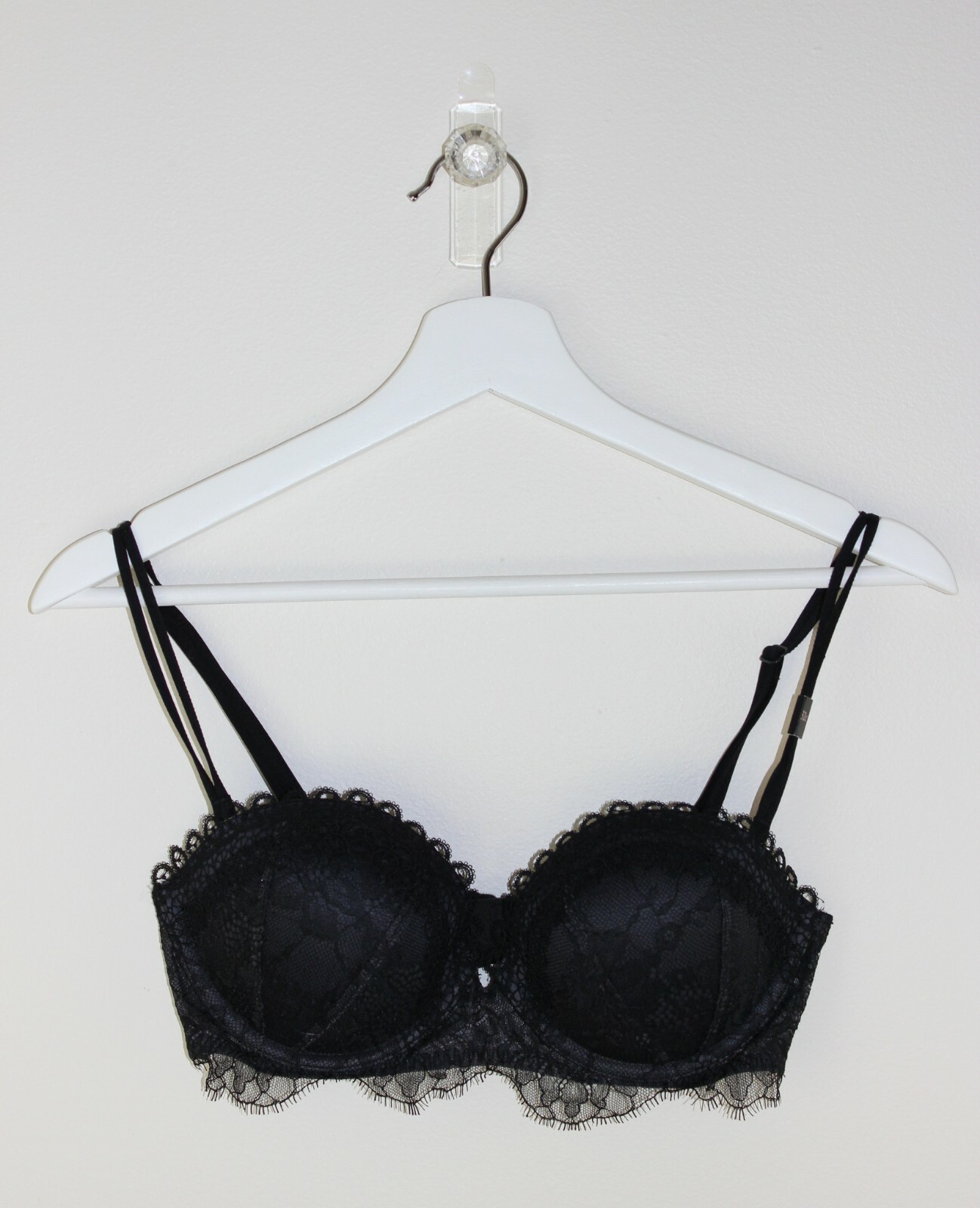 Victoria's Secret Size 32C 10C Black Lace Multiway Festival Bra Very ...
