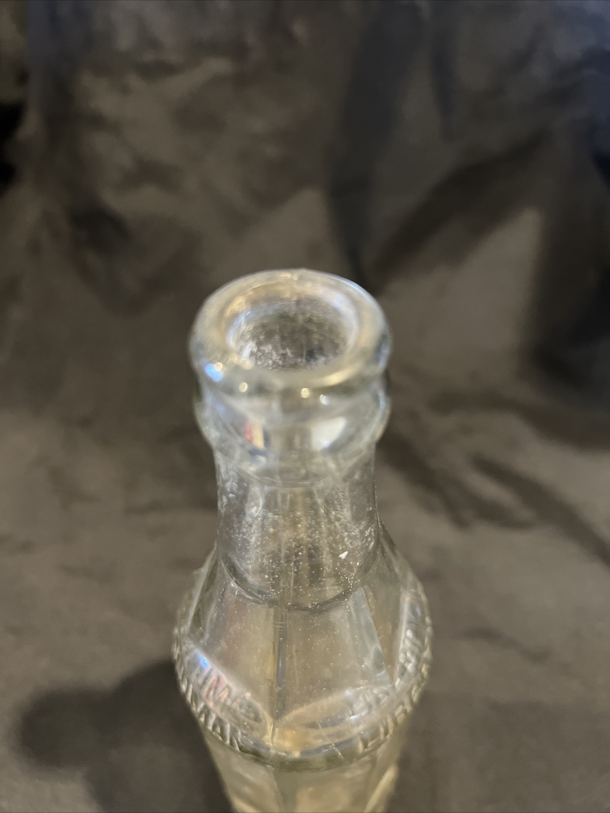 RARE VINTAGE KAUFMAN & COLDMAN LIBERTY NY - Clear Glass Bottle 6 1/4 oz ...