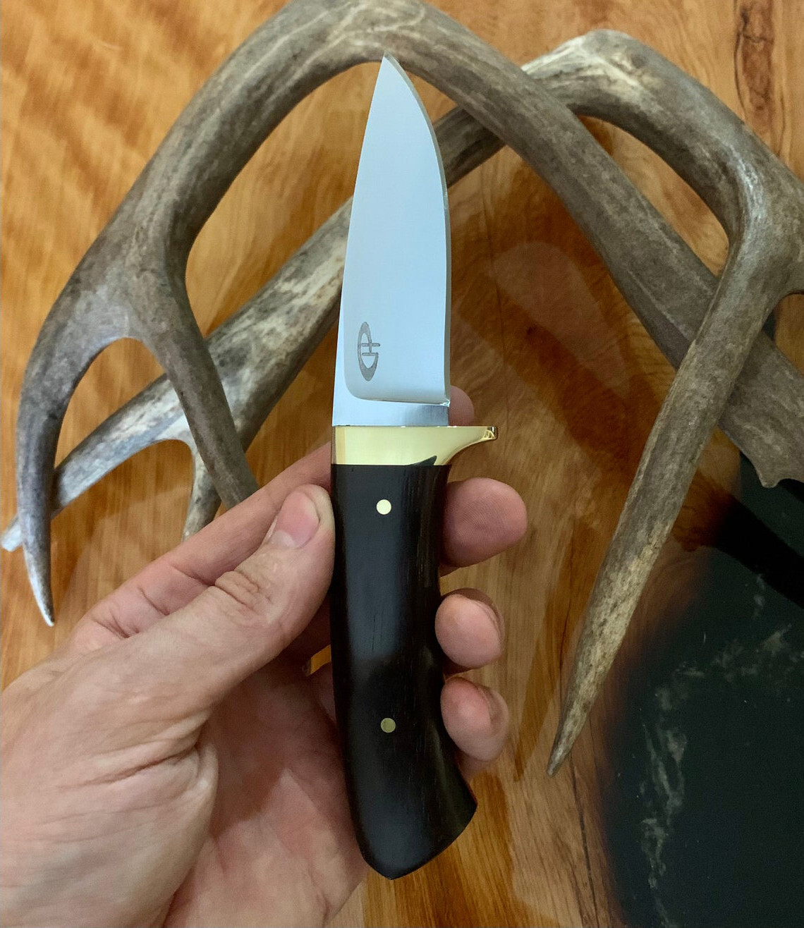 Handmade Loveless Styled Gents Knife Cocobolo handle scales not half ...