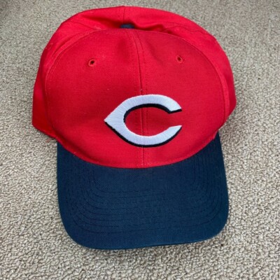 Cincinnati Reds Hat Snapback Logo Athletic Cap Red Black Baseball ...