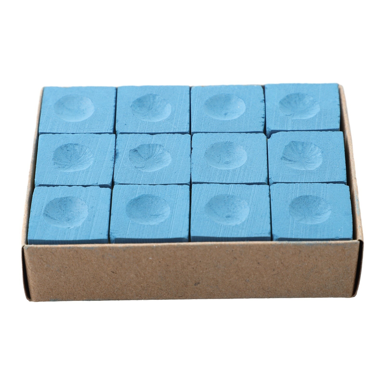 Premium Cue Chalk Cubes Blue Color Bulk Supplies for Pool Snooker Cue ...