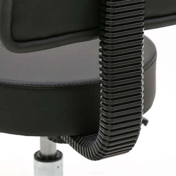 US Adjustable Home office Salon Stool with Backrest 360° Rotating ...